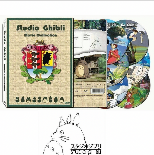 Studio Ghibli Movie Collection (DVD, All 17 movies, 6-Disc Set ...